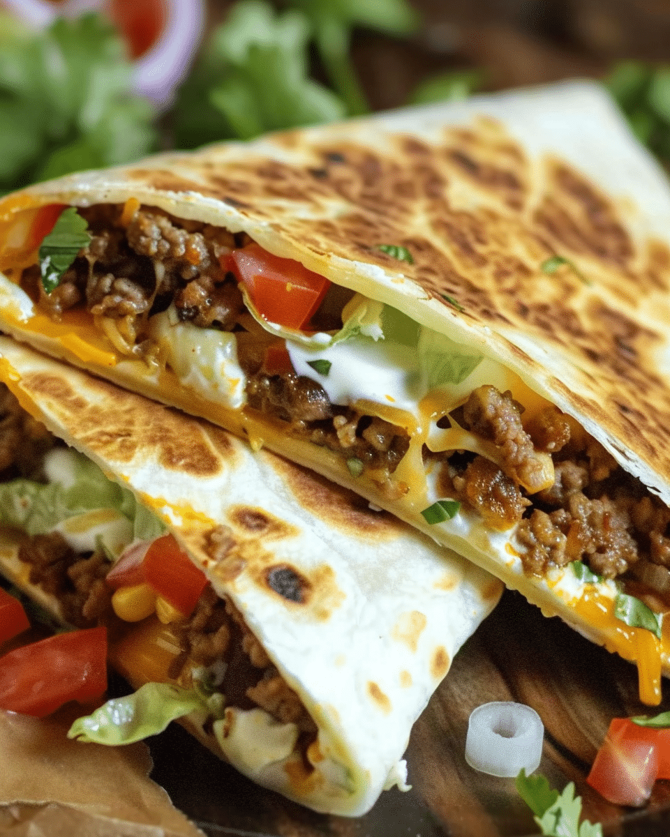 Crunch Wrap Supreme (Taco Style) | All Cooked Up