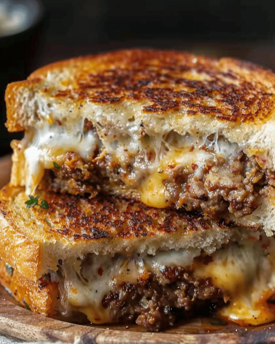 Meatloaf Grilled Cheese Melt | All Cooked Up