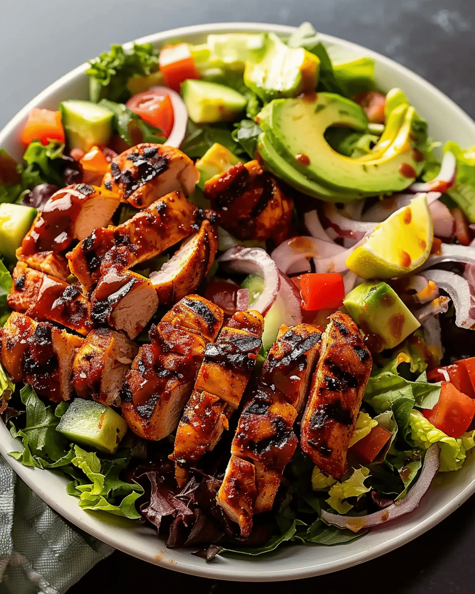 BBQ Chicken Chopped Salad | All Cooked Up