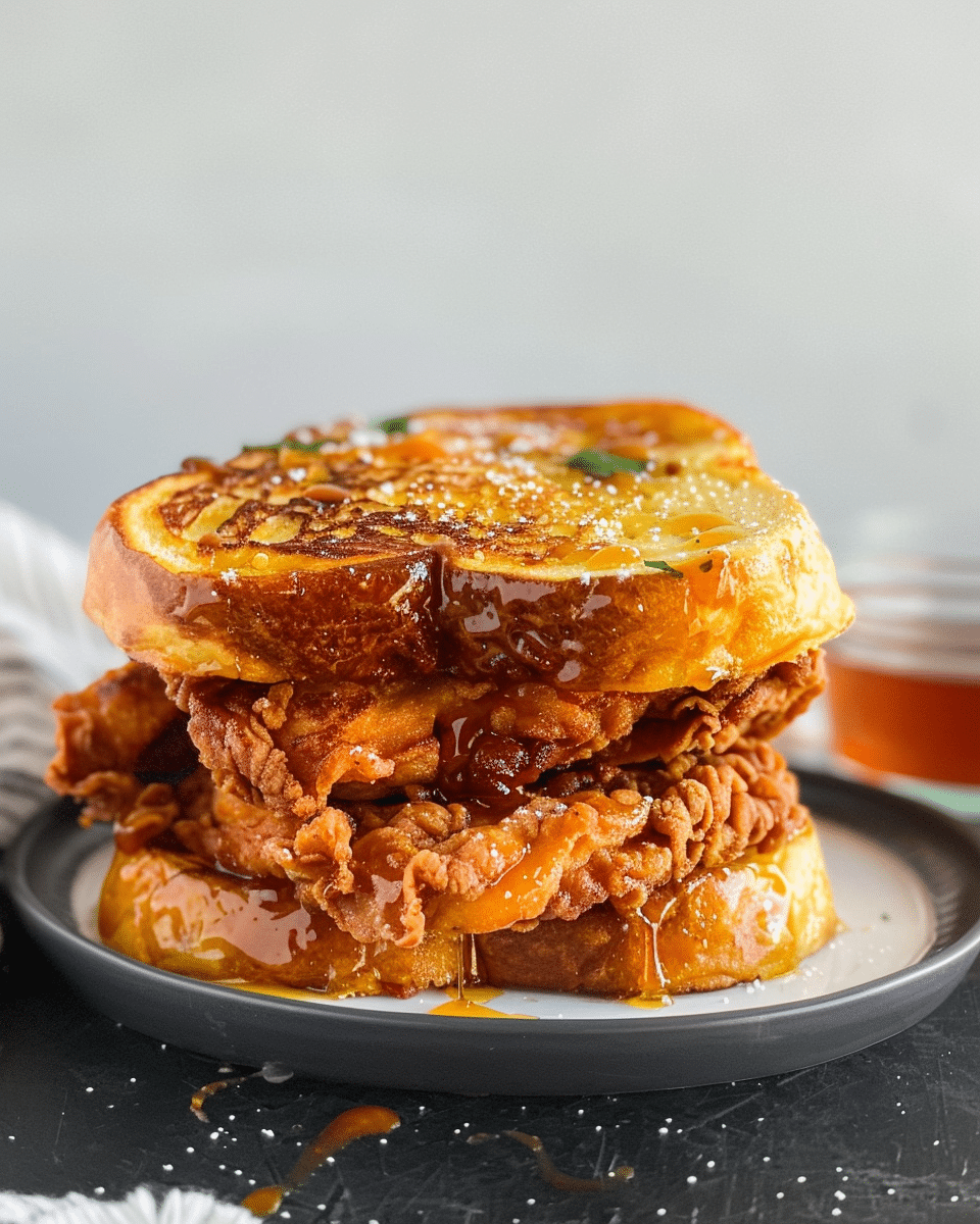 French Toast Fried Chicken Sandwich | All Cooked Up