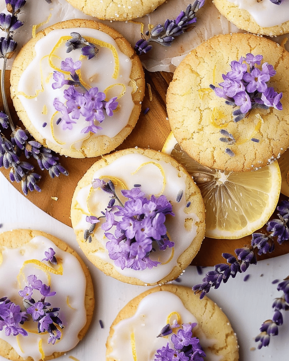 Lemon Lavender Cookies | All Cooked Up