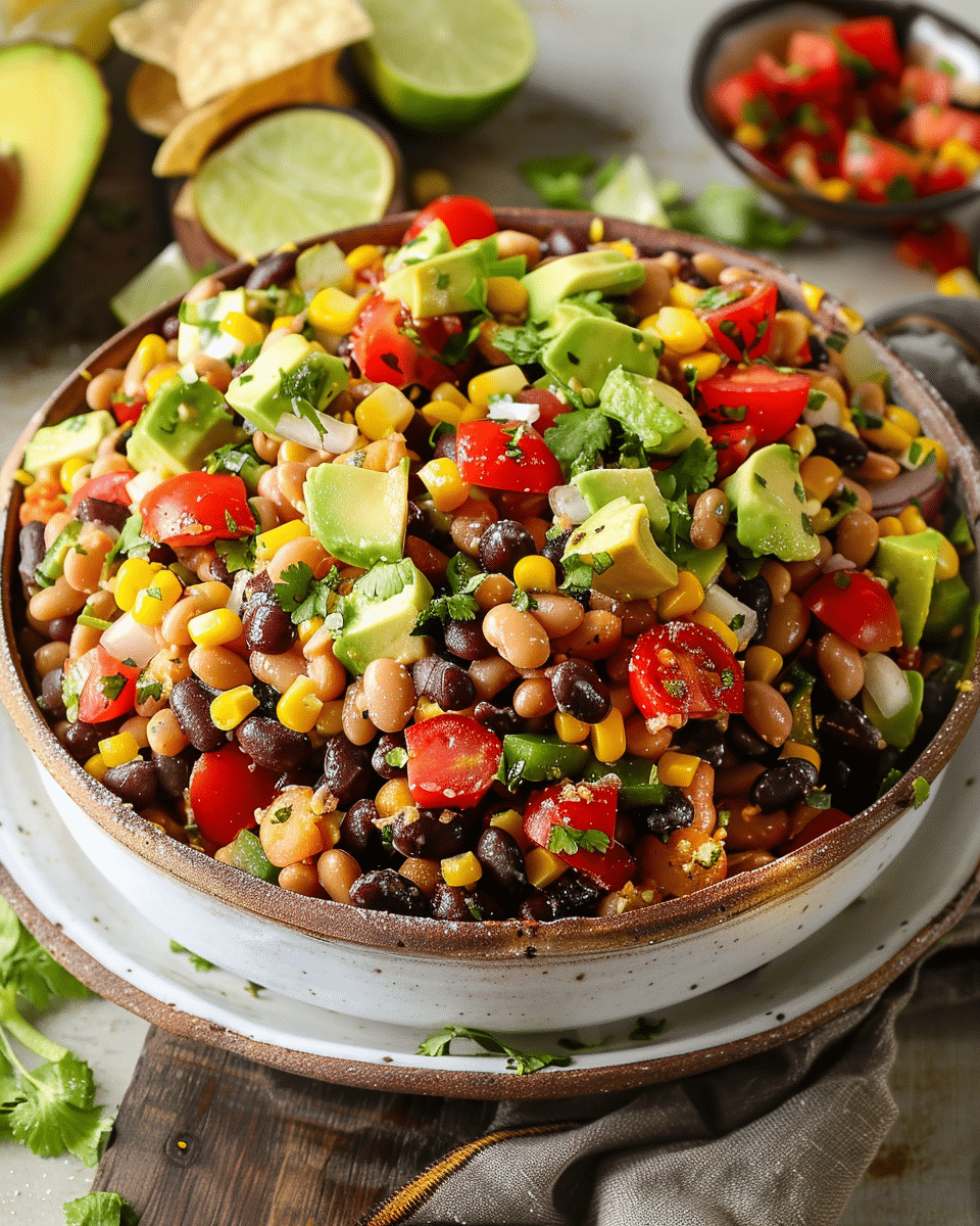 Fiesta Bean Salad | All Cooked Up