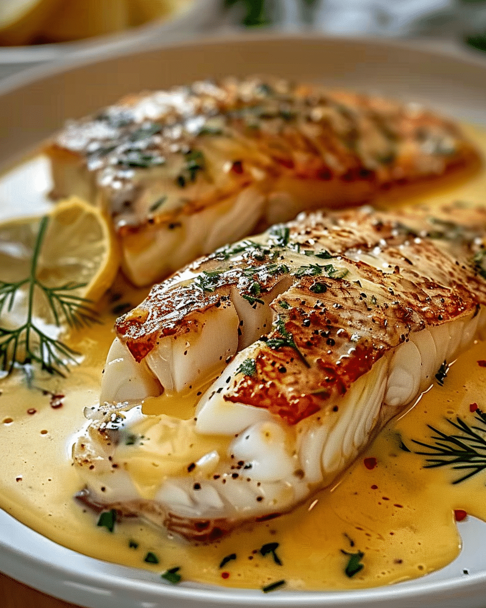 Seaside Snapper with Lobster Cream Sauce | All Cooked Up