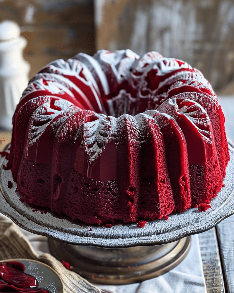 Red Velvet Pound Cake | All Cooked Up