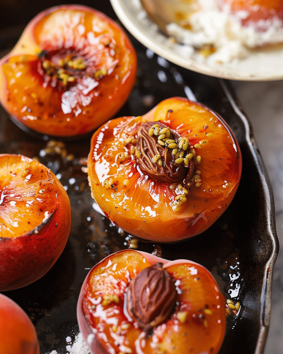 Baked Peaches | All Cooked Up