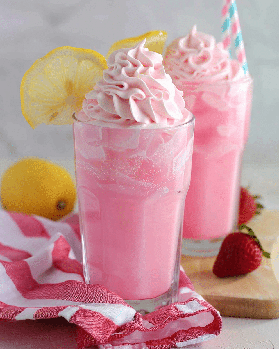 Whipped Pink Lemonade | All Cooked Up