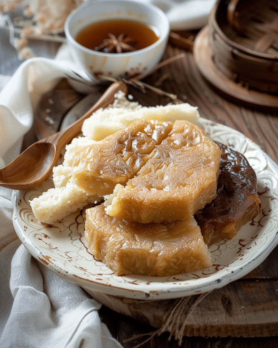 Sweet Rice Cake – Chinese Nian Gao | All Cooked Up