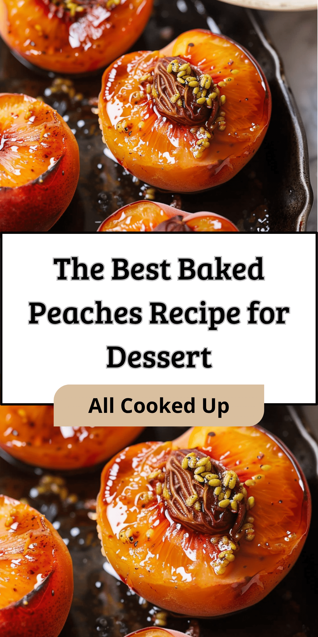 Baked Peaches | All Cooked Up