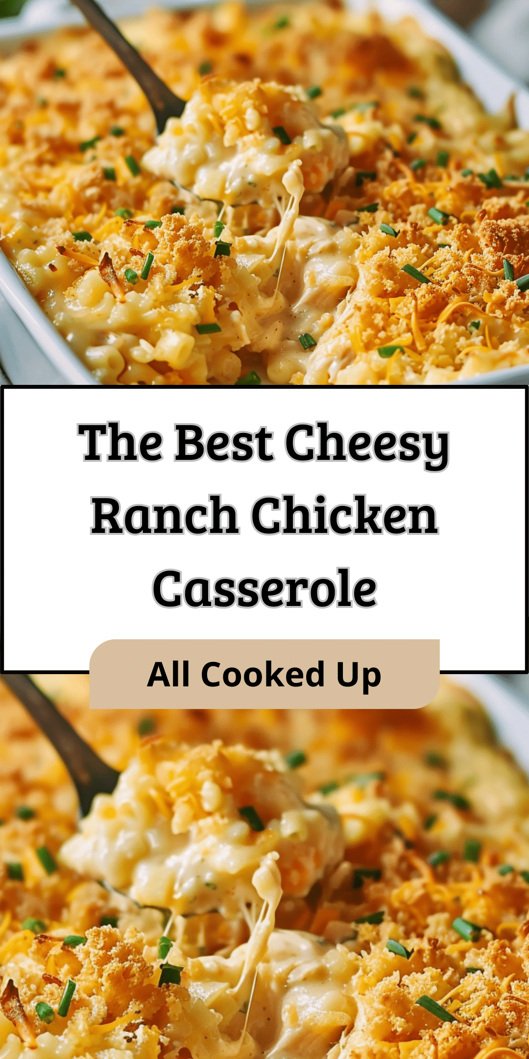 Cheesy Ranch Chicken Casserole | All Cooked Up