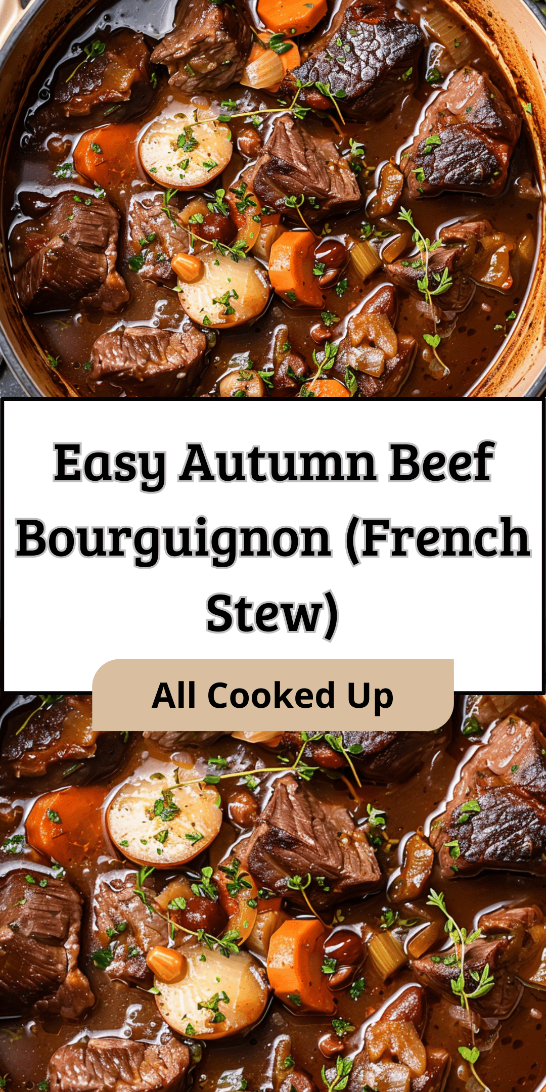 Autumn Beef Bourguignon (French Red-Wine Beef Stew) | All Cooked Up