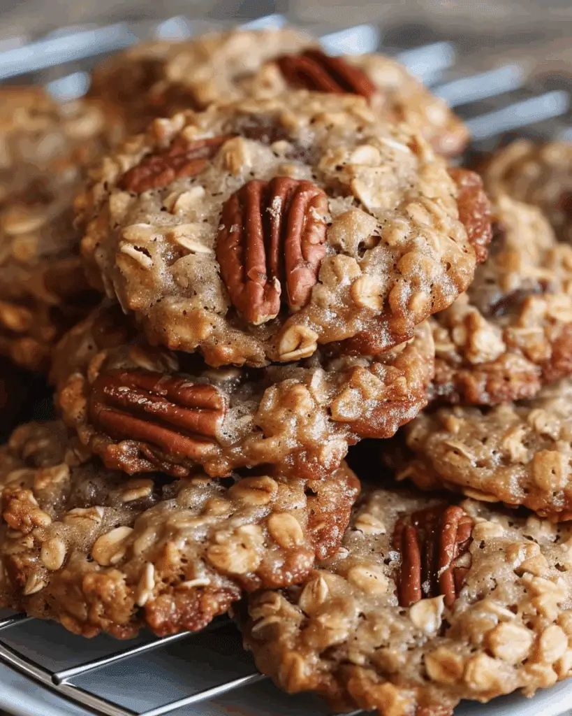 Brown Sugar Pecan Oatmeal Cookies Made from Scratch | All Cooked Up