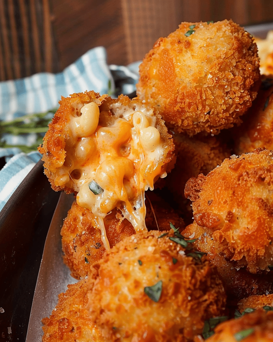 Deep-Fried Buffalo Chicken Mac and Cheese Balls | All Cooked Up