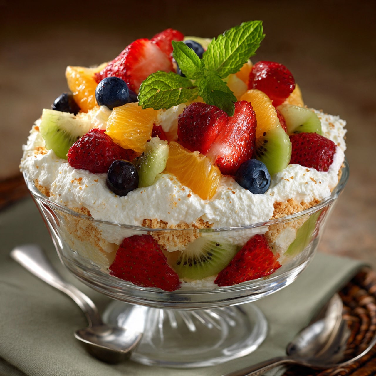 Southern Style Cheesecake Fruit Salad | All Cooked Up