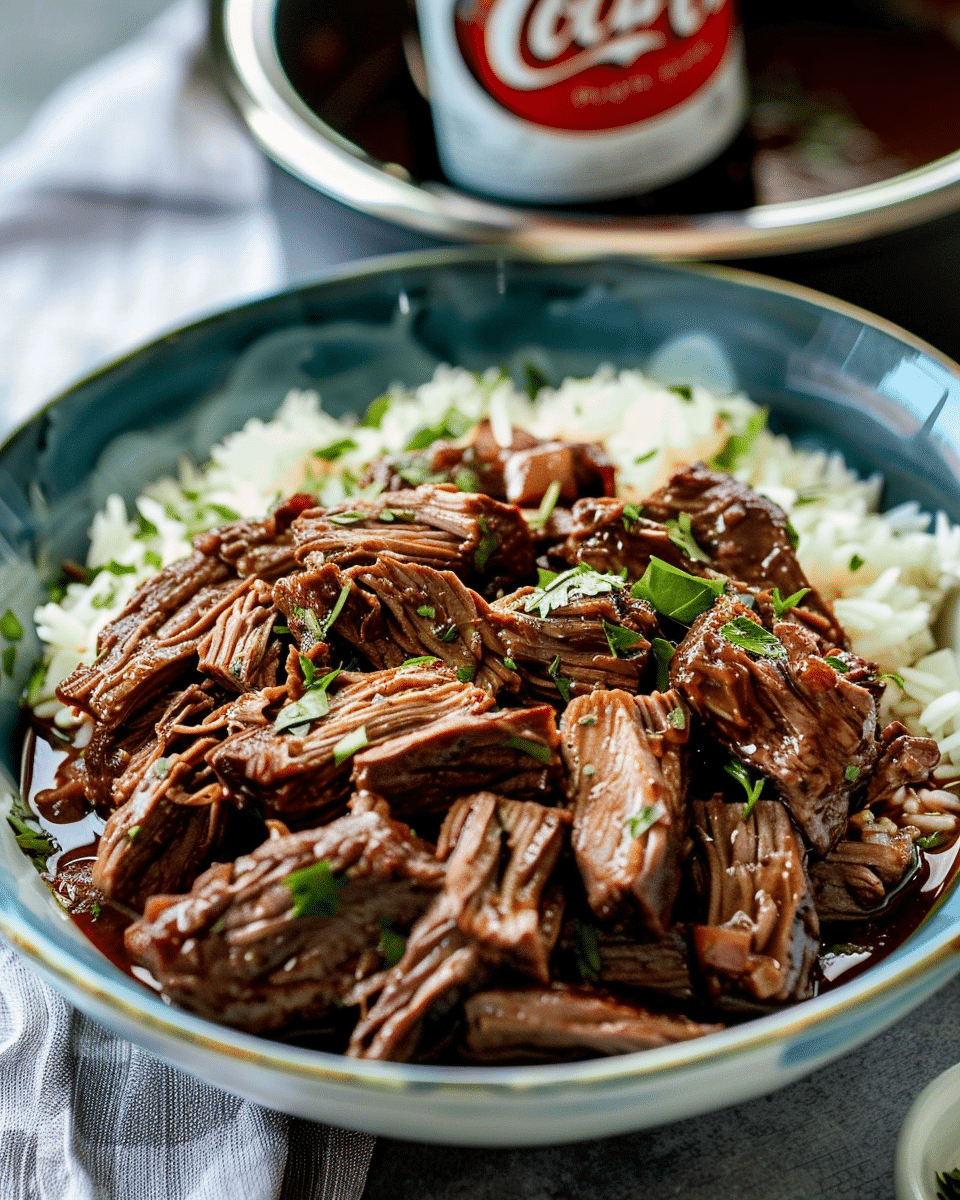 Crockpot Coca-Cola Beef Tips | All Cooked Up