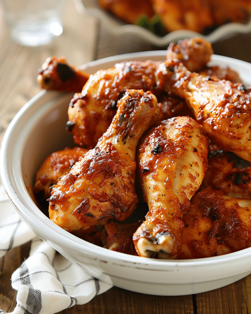 Slow Cooker Sweet Baby Ray’s Chicken Drumsticks | All Cooked Up